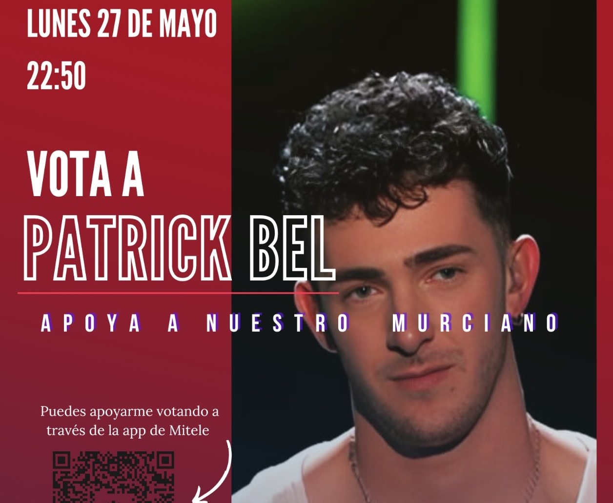 El torreño Patrick Bel necesita tu voto para seguir adelante en Factor ...